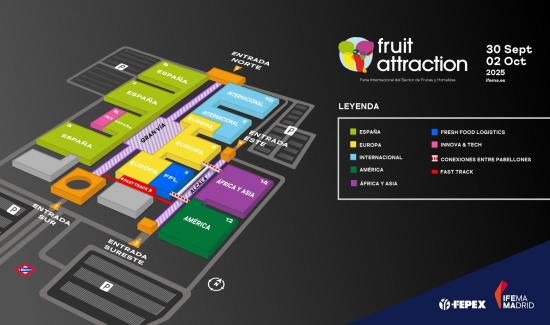 Fruit Attraction 2025 refuerza su crecimiento y liderazgo con una nueva distribución de ...
